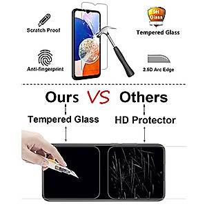 GSDCB Case for Motorola Moto G Power 2022 Case with Tempered Glass Screen Protector, Carbon Fiber Brushed Texture Soft Flexible TPU Slim Fit Shockproof Phone Cover for Women Men Girls Boys (Black)