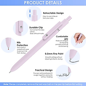 Nurse Graduation Gifts for Women, Aesthetic Gel Pens, Teacher Work Desk Accessories Office Supplies, College Stationary School Essentials, Cute Fine Point Smooth Writing Japanese Pen, Cool Class Stuff