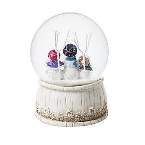 Cypress Home Beautiful Christmas Let it Snow Water Globe Table Top Décor - 4 x 6 x 4 Inches Indoor/Outdoor Decoration for Homes, Yards and Gardens