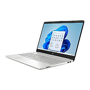 2022 HP 15.6" FHD IPS Laptop Computer, 11th Gen Intel Core i3-1115G4 Processor, 16GB DDR4 RAM, 512GB PCIe SSD, Intel UHD Graphics, HD Webcam, HD Audio, Windows 10 S, Silver, 32GB SnowBell USB Card