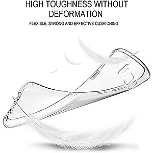 Phone Case for TCL 20 XE/5087Z (6.52 Inch), KJYF Shockproof Shell Bumper for TCL 20 XE/5087Z, Anti-Scratch Clear Back Cover [Thin SlimxAnti-Yellowing] - WMA24, WM-TC-20XE-TPU-WMA24-KJF