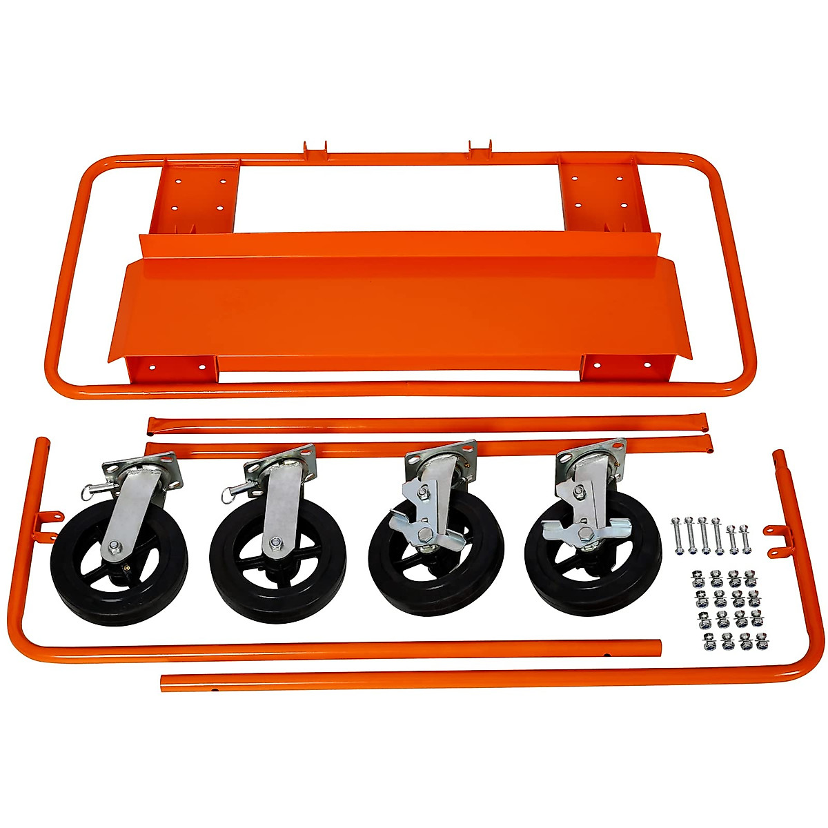 HomVent Heavy Duty Drywall Sheet Cart, 2400lbs Load Capacity Drywall Cart Dolly Drywall Sheet Cart & Panel Dolly Handling Sheetrock Sheet Panel Service Cart with Wheels (2400LBS)