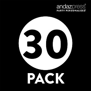 Andaz Press Metallic Gold Confetti Polka Dots Party Collection, Baby Shower Diaper Raffle Cards, 30-pack