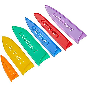 Cuisinart C55-12PR1 12-Piece Printed Color Knife Set with Blade Guards, Multicolored