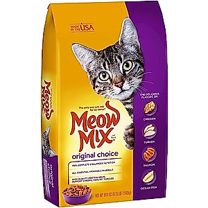 Meow Mix Original Choice Dry Cat Food, Heart Health & Oral Care Formula