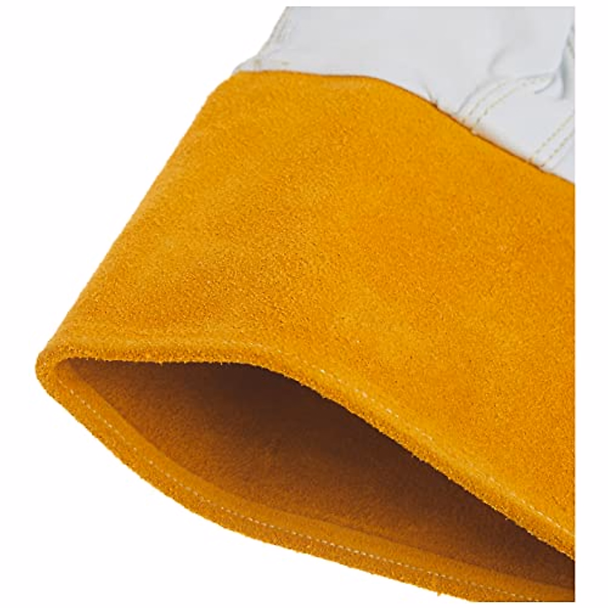 1338M Goatskin Tig Glove4 Cuff-Cd Medium by Tillman (1338 - MEDIUM), White