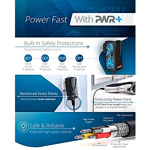 HQ8505 Norelco Charger Cord Fit for Philips Norelco MG3750 MG5750 MG7750 9000 7000 6000 5000 3000 Series Electric Shaver Razor Aquatec SensoTouch Speed XL Multigroom Trimmer Power Supply Charging Cord