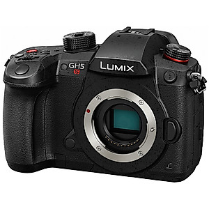 Panasonic LUMIX GH5S 10.2MP C4K Mirrorless ILC Camera Body, Wi-Fi & Bluetooth + 64GB Dual Memory & Microphone Deluxe Bundle