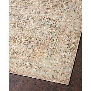 Loloi II Adrian Collection ADR-01 Area Rug 7'-6" x 9'-6" Natural/Apricot Rectangular 0.19" Thick