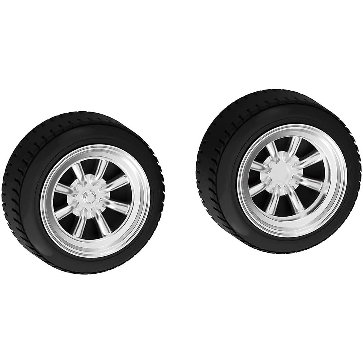 Aoshima Bunka Kyozai 09-SP3 The Snap Kit Series Nissan Skyline 2000GT-R Custom Wheel (Red) Color Coded Plastic Model