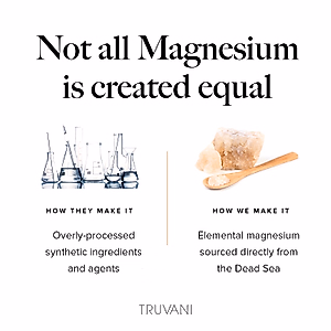 Truvani Magnesium 400mg Oxide Tablets | 60 Tablets | Supports Calm and Sleep, Healthy Bones, Muscle Health, Digestive Health | Non-GMO, Vegan Pills