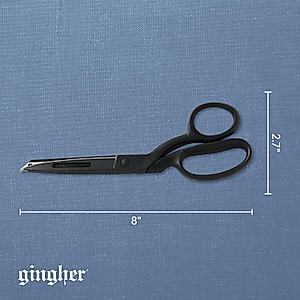 Gingher 8 Inch Featherweight Bent Handle Scissors