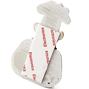 Coralpearl Cute Adhesive Resin Fat Chef Utility Wall Hook Rack Hanger Sticky Cable Plug Holder Art Décor Storage Organizer Set for Coat Clothes,Towel,Wreath,Key,Hat,Garage,Kitchen,Bathroom,Kids Room