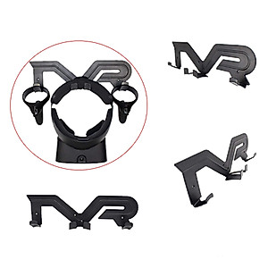 VR Headset Wall Mount Storage Stand Hook for Oculus Quest 2,Rift-S,HTC Vive,Vive Pro,Playstation VR,Valve Index,Vive Cosmos and Mixed Reality Headsets (Black)
