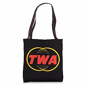 TWA Airlines Retro Vintage Flight Tote Bag