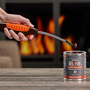 UniFlame - Gel Fuel, Premium Fireplace Fuel (12 Pack) | 12 13oz Cans