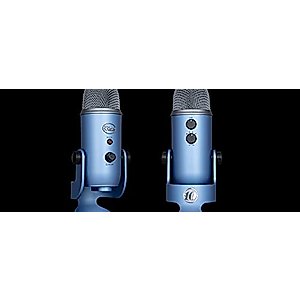 Blue Yeti USB Microphone for PC & Mac, Gaming, Podcast and Streaming Microphone, 10 Year Anniversary Edition with Custom Finish & Multiple Pickup Patterns