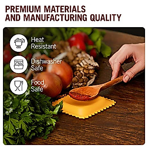 Ravioli-Shaped Spoon Rest | Spoon Rest for Kitchen Counter | Cool Kitchen Gadgets & Cute Kitchen Accessories | from a Collection of Different Pasta-Shaped Unique Kitchen Gadgets | by Monkey Business