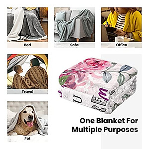 40th Birthday Gifts for Women Blanket 50" x 60", 40th Birthday Blanket for Women Turning 40, Wife Sister Mom Friends 1982 Birthday Gift