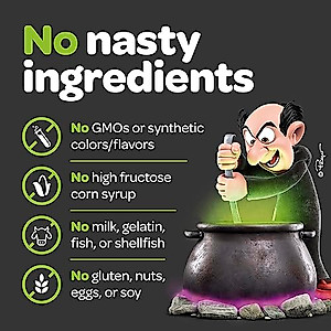 The Smurfs 1mg Melatonin Gummies for Kids with Chamomile & Lemon Balm for a Restful Sleep Age 3+ | Non-Habit Forming | Made with Real Fruit in a Smurf Berry | Doctor Developed | 50 Vegetarian Gummy