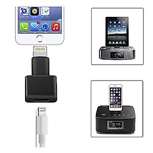 2Pack Lightning Extender Adapter Apple MFI Certified iPhone Charger Extension Cable Male to Female Dock Extender Compatible with iPhone 13 12 11 X XS XR 8 7 6 5 Transfer Audio Video Data Charging