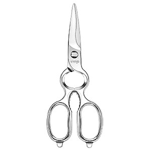 LIVINGO Kitchen Forged Shears Heavy Duty Come Apart Ultra Sharp Multi-function Stainless Steel Scissors Bottle Opener, Nut Cracker 8.5 inch