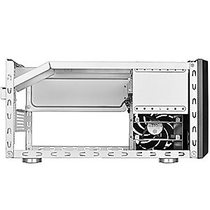 Silverstone Tek Micro-ATX, Mini-DTX, Mini-ITX Small Form Factor Computer Case, Compatible with ATX PSU Cases SG11B