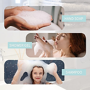 LONGWAY 3PCS Travel Size Foam Pump Bottle,Mini Empty Pump Bottle Dispenser(30ml,1 fl oz) (Clear)