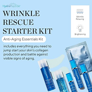 HydroPeptide, Wrinkle Rescue Starter Kit, Anti-Aging Essentials Kit, 1 Count