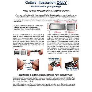 Dolceoro Medical Alert ID Bracelet for Medication ELIQUIS - Stretchable Modular Charm Link for Women and Men - Stainless Steel