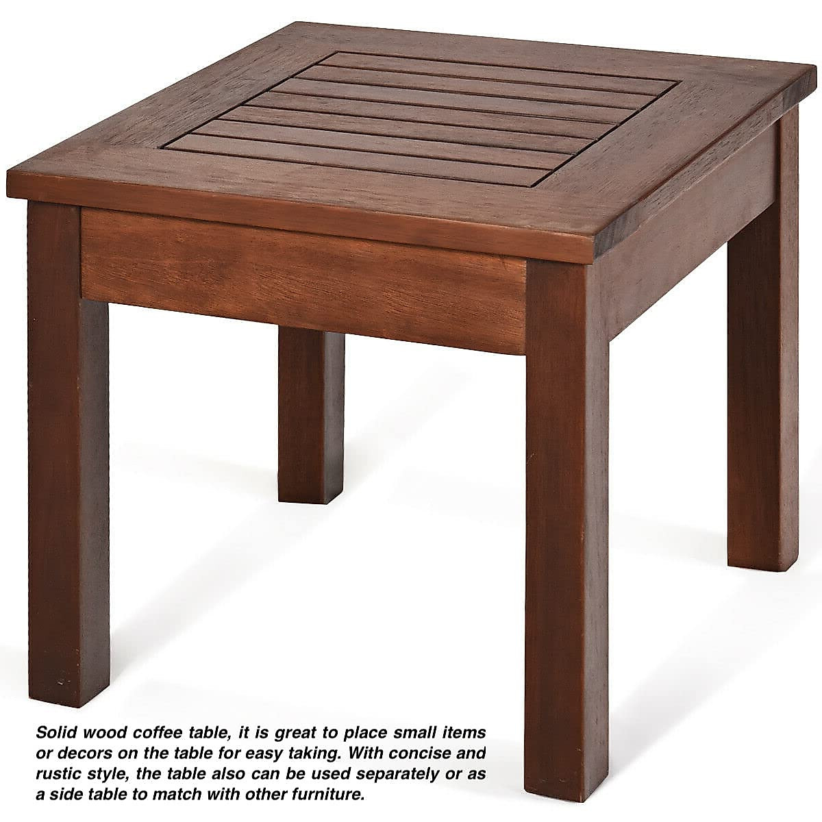 3PCS Outdoor Furniture Set Patio Conversations Set 2 Armchairs with Coffee Table Wide Armrest Tight Hand Woven Rattan Sloping Backrest Curved Chair Seat Perfect for Garden Balcony Poolside Use