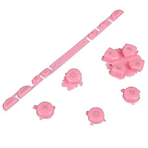 OSTENT Full Housing Repair Mod Case + Buttons Replacement for Sony PSP 1000 Console Color Pink