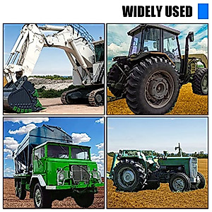 HECASA Tractor Grab Hooks 4.96" W × 21.93" L Compatible with John Deere 2" Receiver Compact Tractor Bolt on Grab Hooks