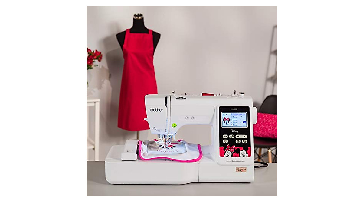 Brother Embroidery Machine PE550D with Disney Designs and 125 Built-in ...