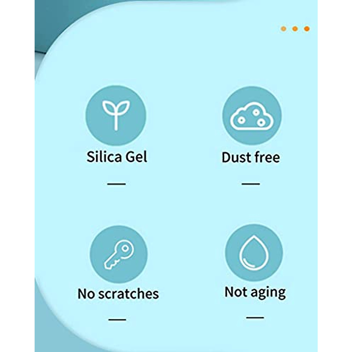 Maidea Soft TPU Case Compatible with Beats Studio Buds Case 2021 , Shockproof Case Warterproof Case Cover Protective Case with Keychain (Clear)