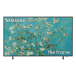 SAMSUNG QN55LS03BAFXZA 55" The Frame 4K UltraHD Smart QLED TV with a Sanus SA-IWB17-W1 17" TV Media in-Wall Box (2022)(USED)