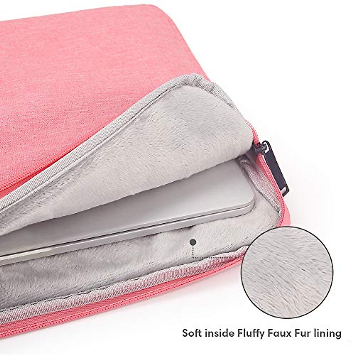 Graphics Drawing Tablet Carrying Case Sleeve for XP-Pen Deco 01 V2, Artist 12 Pro, Huion H610 Pro, Wacom Cintiq Pro 13, VEIKK A30 A50 (Pink)