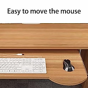 Under Desk Keyboard Tray, Pull Out Keyboard Tray Under Desk, Keyboard Tray Slides, for Support Keyboard and Mouses, for Office