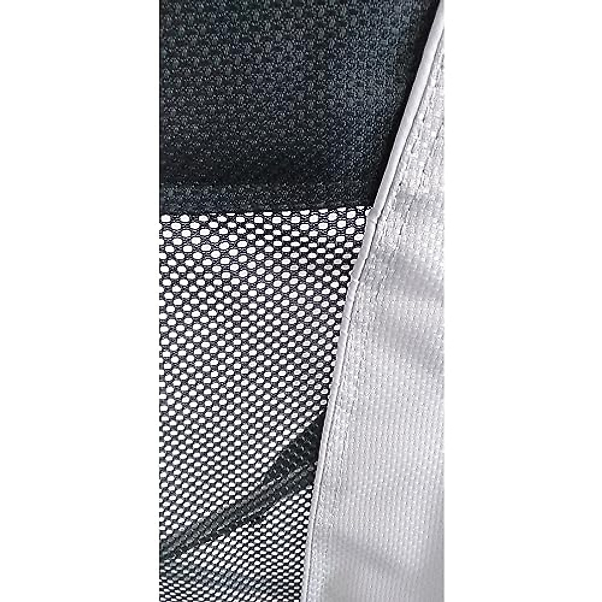 Tension 2 in 1 Mesh Rocking Camp Chair, Gray and Black, Detachable Rockers, Adult