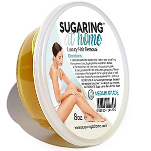 Sugaring paste kit with applicator and gloves set. Sugar Waxing at home