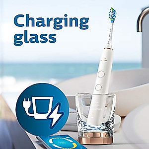 Philips Sonicare DiamondClean Smart 9300 Rechargeable Electric Power Toothbrush, Rose Gold, HX9903/61