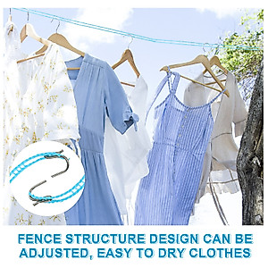 6 Pack Clothesline Windproof Clothesline 16.4 ft Windproof Clothes Drying Rope Blue Pink Green Adjustable Nylon Clothesline Hanging Portable Travel Clothesline for Indoor Outdoor Laundry Camping Home