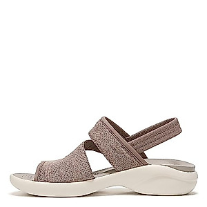 BZees Womens Cleo Strappy Sandal, Latte Camo, 9.5 US