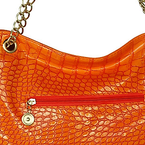 [Hot Lady] Hot Double Handle Leatherette Satchel Bag Handbag Purse