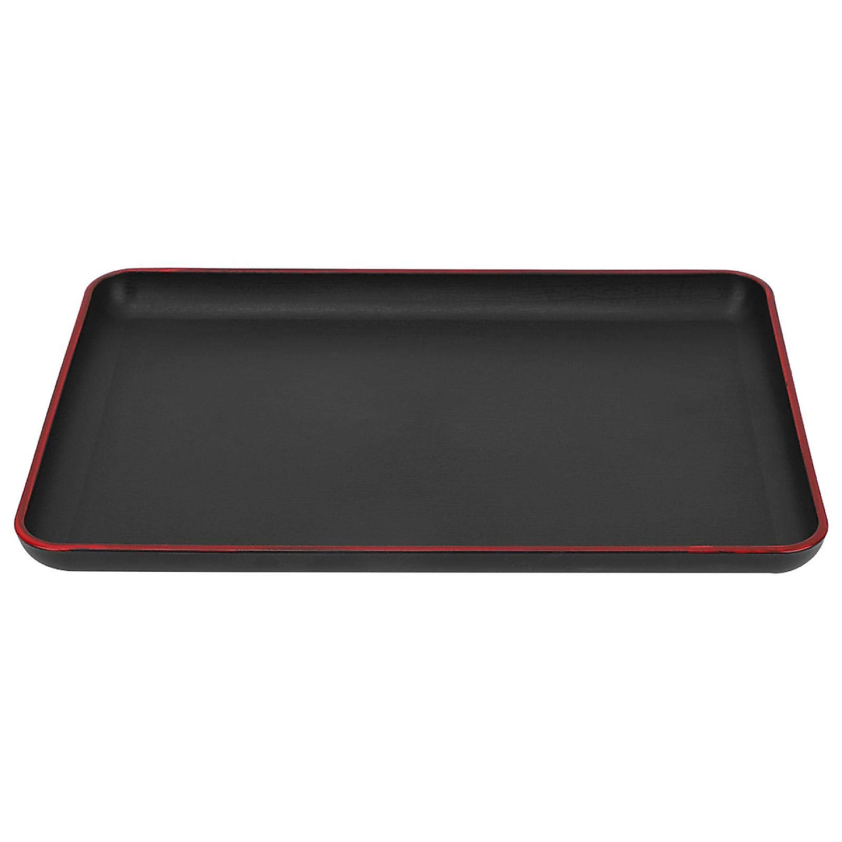 Weojeviy Plastic Tray, Japanese-Style Rectangular Plastic Tray, Food Tray, Multifunctional Rectangular Restaurant Service T Set Party Coffee Table Kitchen Home and Hotel(30 * 20cm)