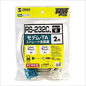 Sanwa Supply RS-232C Cable D-sub9pin Female to Female (4-40) KR-M2