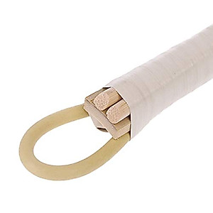 LEJIA Traditional Racket Woven Imitation Rattan Clean Duster Carpet Rug Beater Durable Hand Made for Pet Owner, 62cm/24.41in