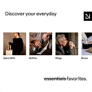 LARS NYSØM Bread Box I Bread Bin with Linen Bread Bag for Long-Lasting Freshness I Bread Box with Bamboo Lid Usable as Cutting Board I 13.4x7.3x5.3 in