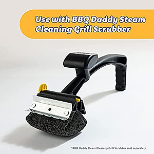 Scrub Daddy BBQ Daddy Grill Brush Head Refill - Bristle Free Steam Cleaning Scrubber for BBQ Daddy Grill Brush - Grill Cleaning Brush Attachment with ArmorTec Steel Mesh for Grill Grates (1 Count)