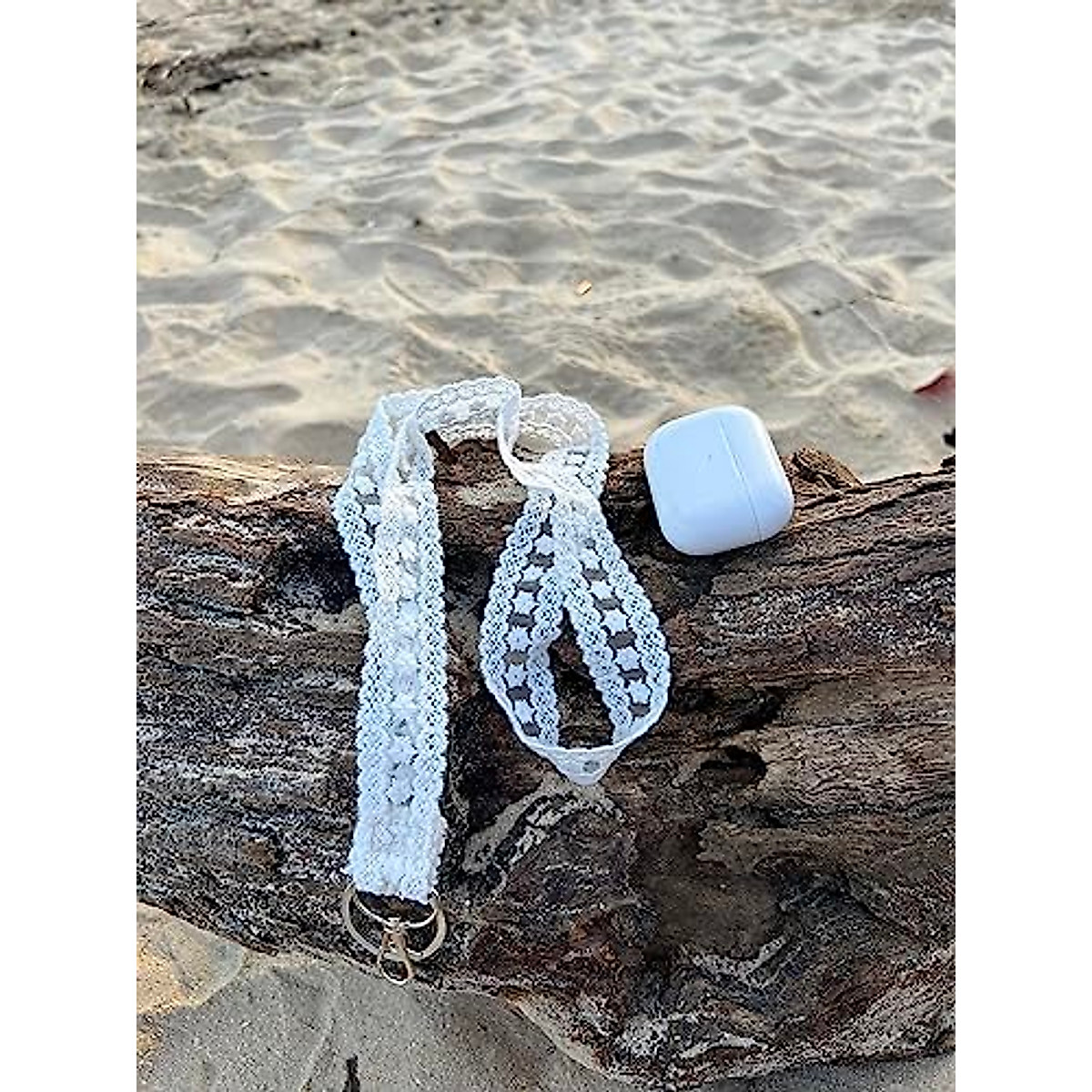 DQL wrist key lanyard, Bohemian key chain wristlet hand lanyard key wrist strap, keychain short key lanyard, car key holder for women(Cute)